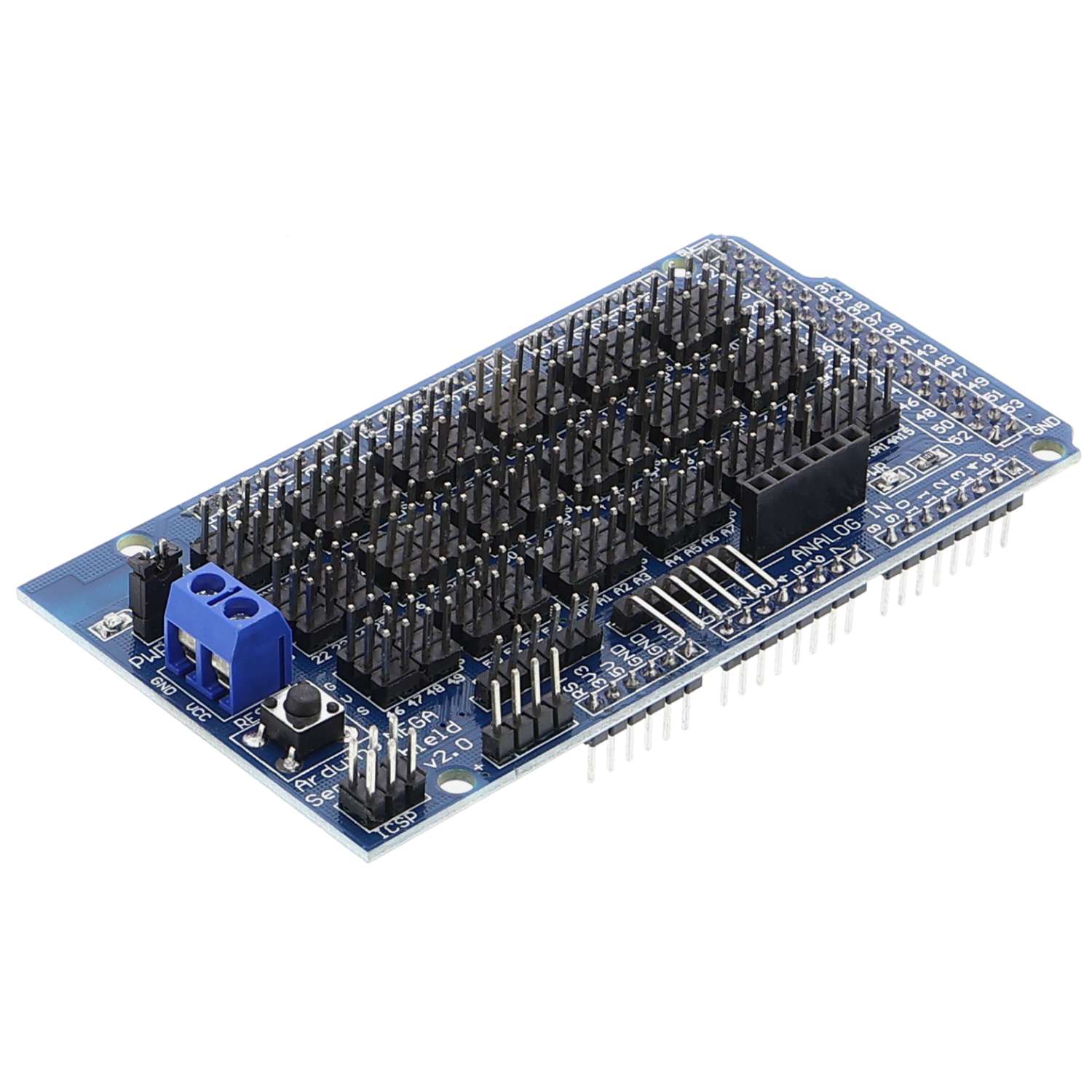 Buy GPIO Shield for MEGA2560 R3 Microcontroller online for less ...