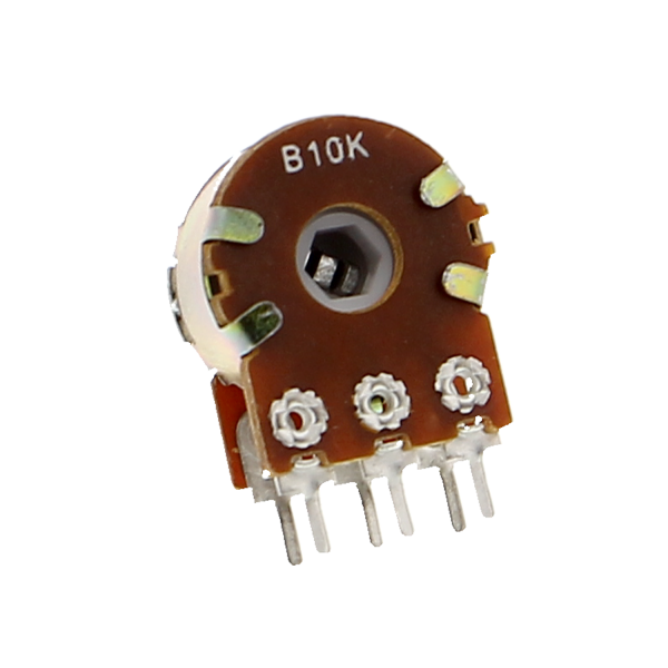Rotary potentiometer, 10K Ohm, 15mm shaft, double row buy cheap online ...