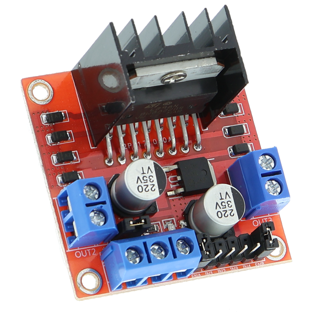 L298N H-Brücke für zwei Motoren / Motortreiber günstig online kaufen ...