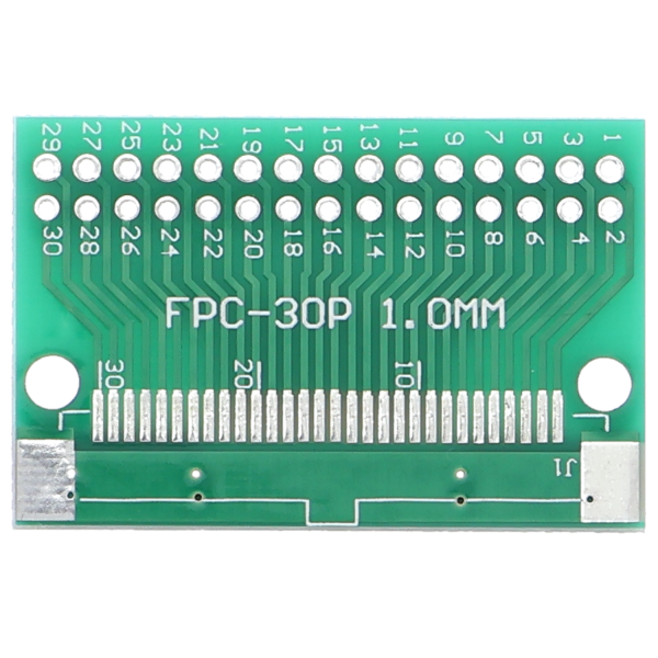 Adapterplatine FPC/FFC 30P zu DIP30 0.5mm / 1.0mm Doppelseitig SMD PCB ...