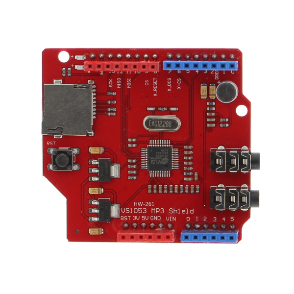 Vs1053 Mp3 Shield For Arduino Uno R3 Buy Cheap Online Funduinoshop 