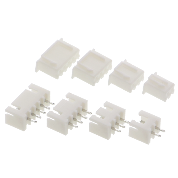 JST connector kit 230 pieces, 2.54mm, 2P 3P 4P 5P plug / socket buy ...