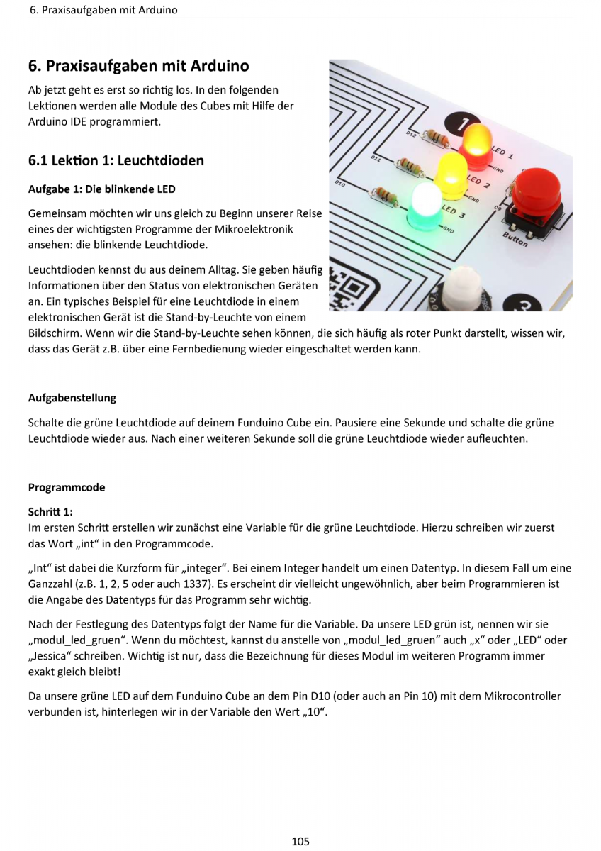 Funduino Cube Arduino Compatibel Bord Voor School Goedkoop Online Kopen Funduinoshop 