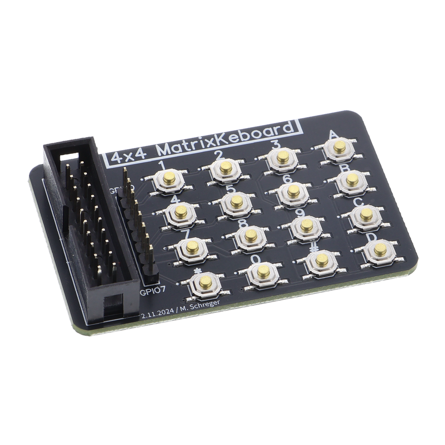 4x4 Matrix Keyboard - Didactic Elements buy cheap online | Funduinoshop