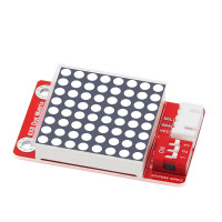 8x8 LED-Matrix mit HT16K33 Chip - I2C, mit XH2.54 4P Buchse günstig online kaufen | Funduinoshop