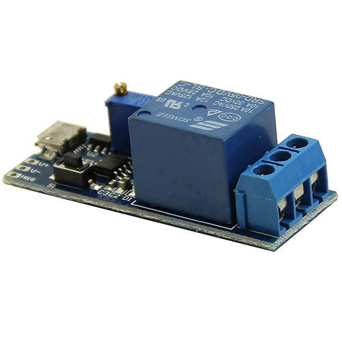 Time Relay - Relay with Time Delay and Micro USB Connector 5v - 30V buy ...