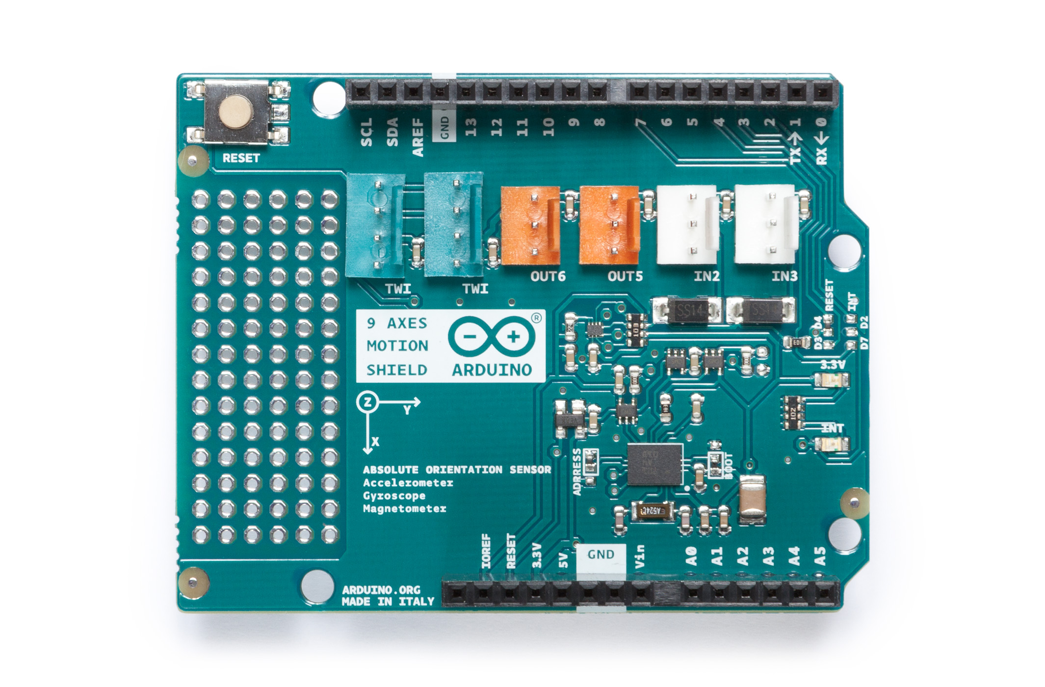 Arduino 9 Axis Motion Shield buy cheap online | Funduinoshop