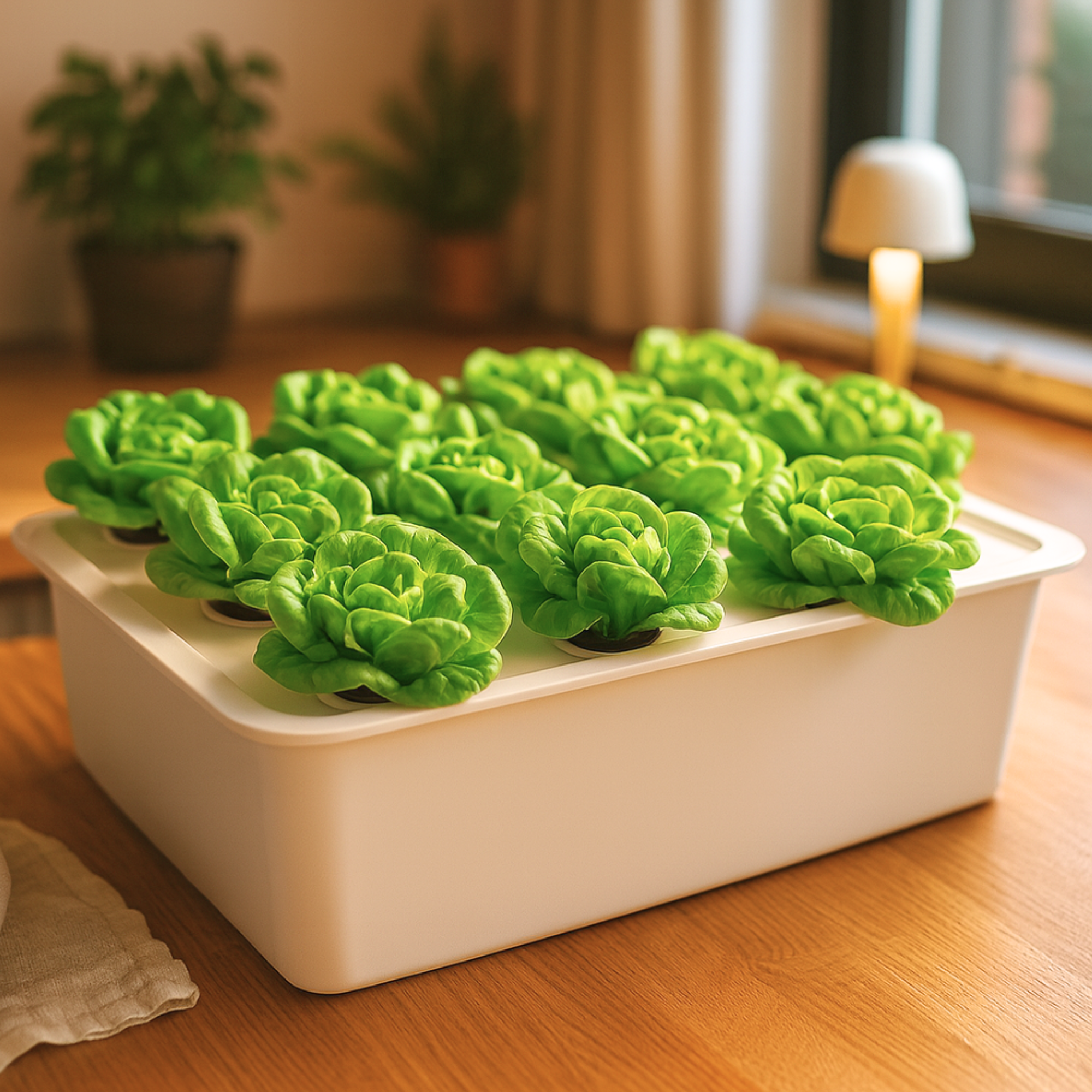 Indoor hydroponic box with 11 planting holes - hydroponic system for ...