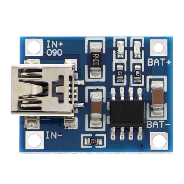Lithium-Batterie-Ladegerät - TP4056 Chip, 4,5 ~ 5,5 V, max.1 A, Mini ...