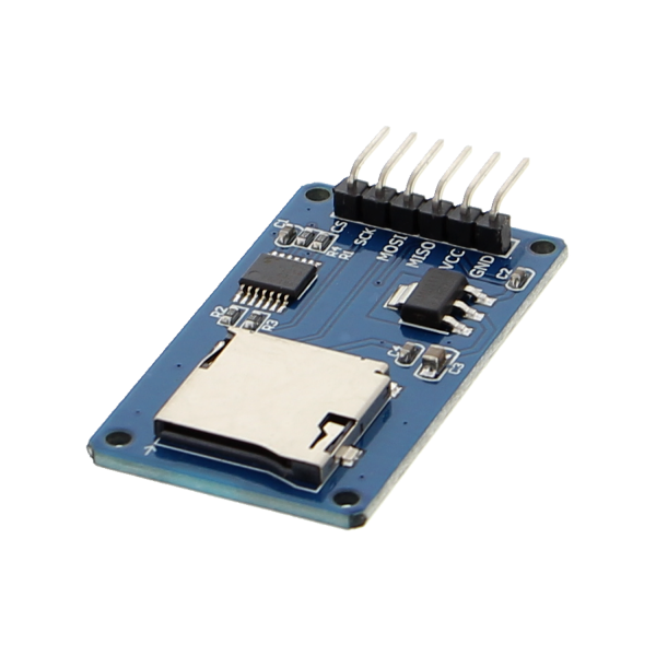 SPI MicroSD card module - TF-Card Reader buy cheap online | Funduinoshop