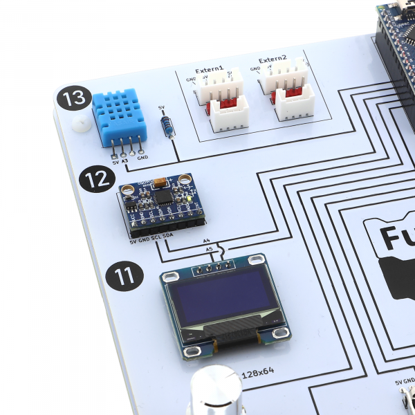 Funduino Cube Arduino Kompatibles Board Für Die Schule Günstig Kaufen Funduinoshop 