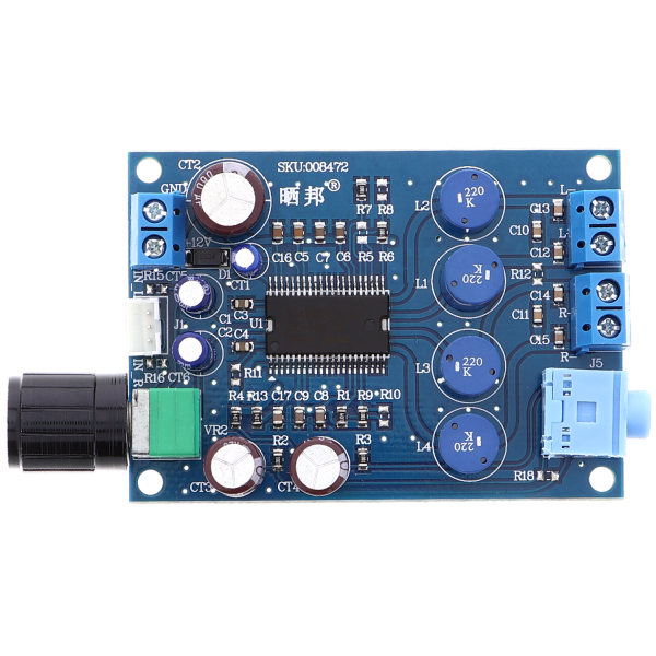 Audio amplifier YDA138-E TA2024, 20W 9V-14V Hi-Fi 2-channel, stereo buy ...