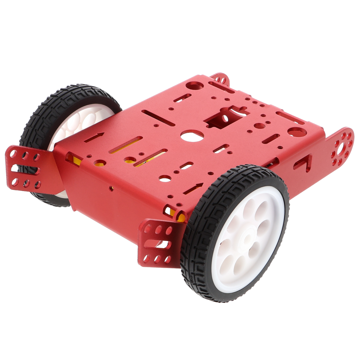 Aluminum chassis with two geared motors, 5V for Arduino buy cheap ...