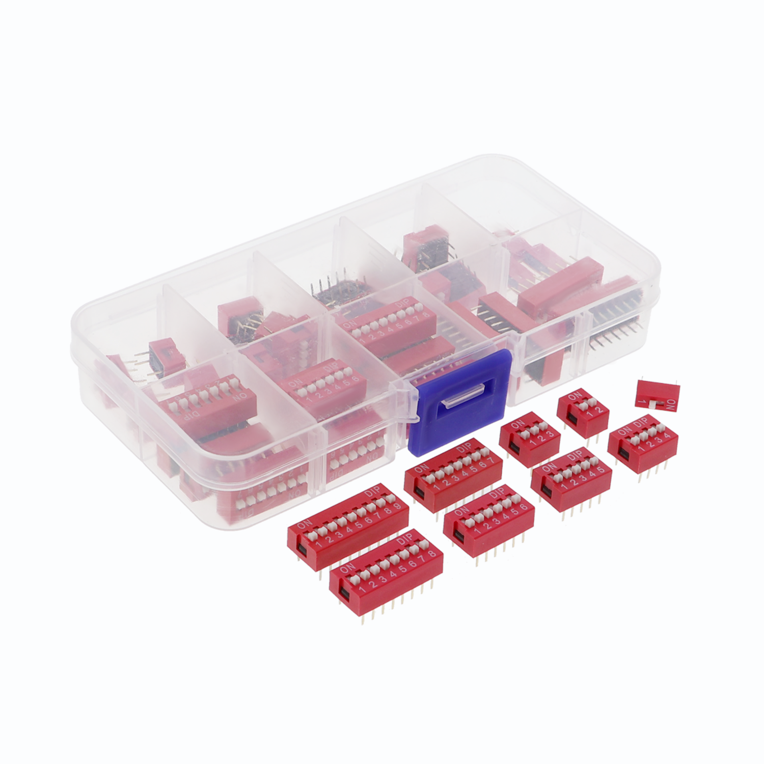 DIP switch assortment, 45 parts, 2.54mm pin spacing buy cheap online ...