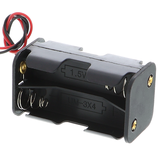 Batteriefach 4x AA (6V), kompakt ohne Stecker günstig online kaufen ...