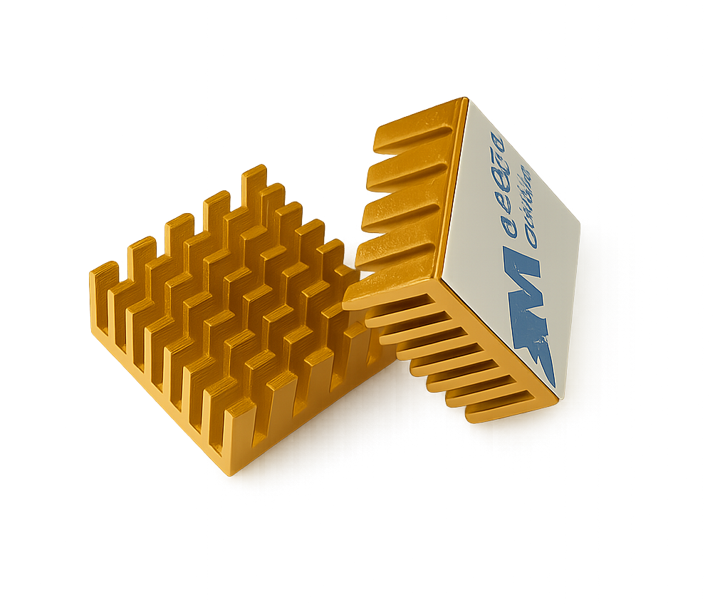 Heat sink 20mm x 20mm x 10mm buy cheap online | Funduinoshop