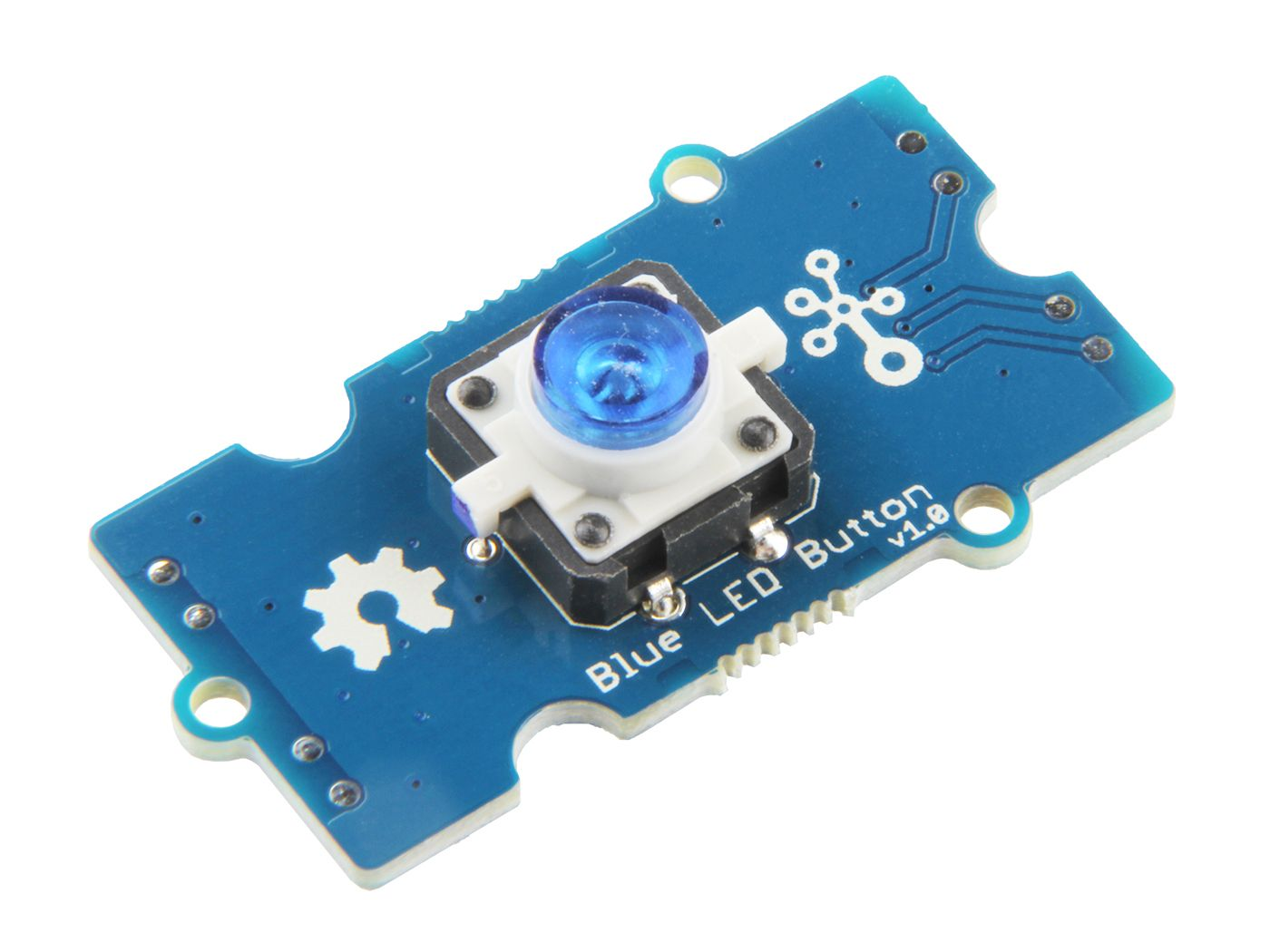 Grove - LED button blue buy cheap online | Funduinoshop