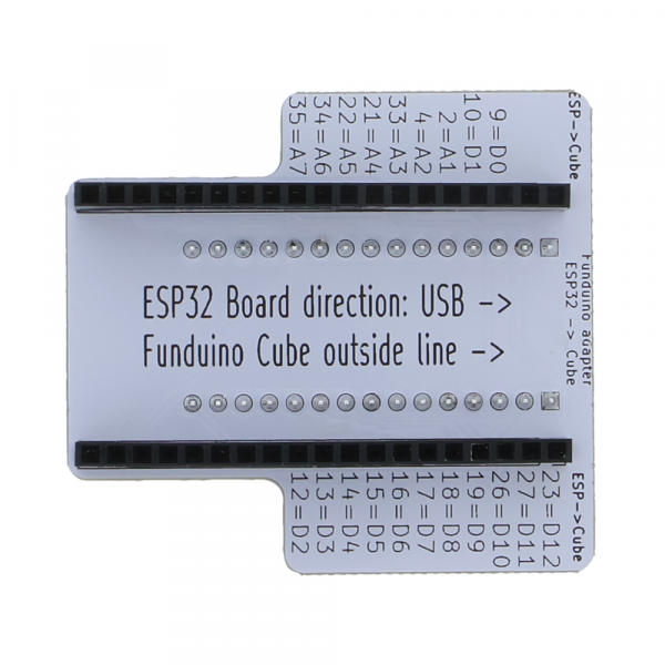 Funduino Cube Adapterplatine Esp32 Oder Raspberry Pi Pico Funduino Cube Funduino