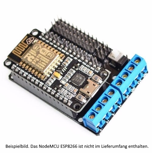 Motorshield für ESP8266 - Erweiterungsplatine für den NodeMCU (ESP-12E ...