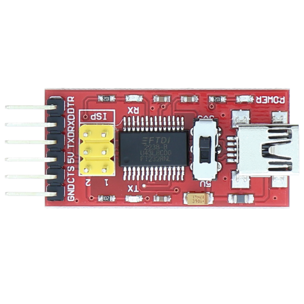 FT232RL Programmer - FTDI, USB to TTL Serial Adapter, 3.3 and 5V buy ...