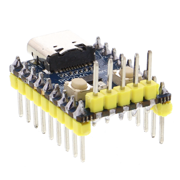 RP2040-Zero microcontroller with pin headers top/bottom buy cheap ...
