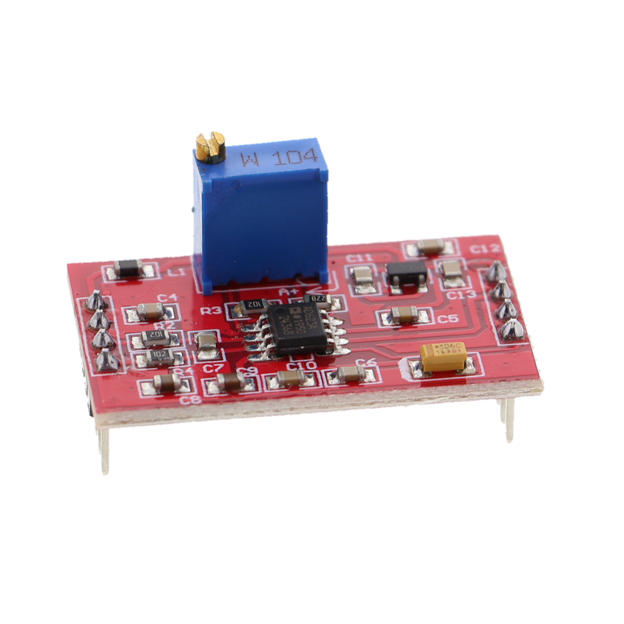 Millivolt/microvolt voltage amplifier AD623/AD620 Instrumentation ...
