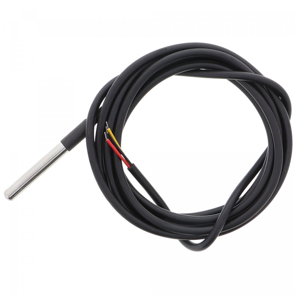 DS18B20 compatible temperature sensor with 2 m cable (waterproof) buy ...