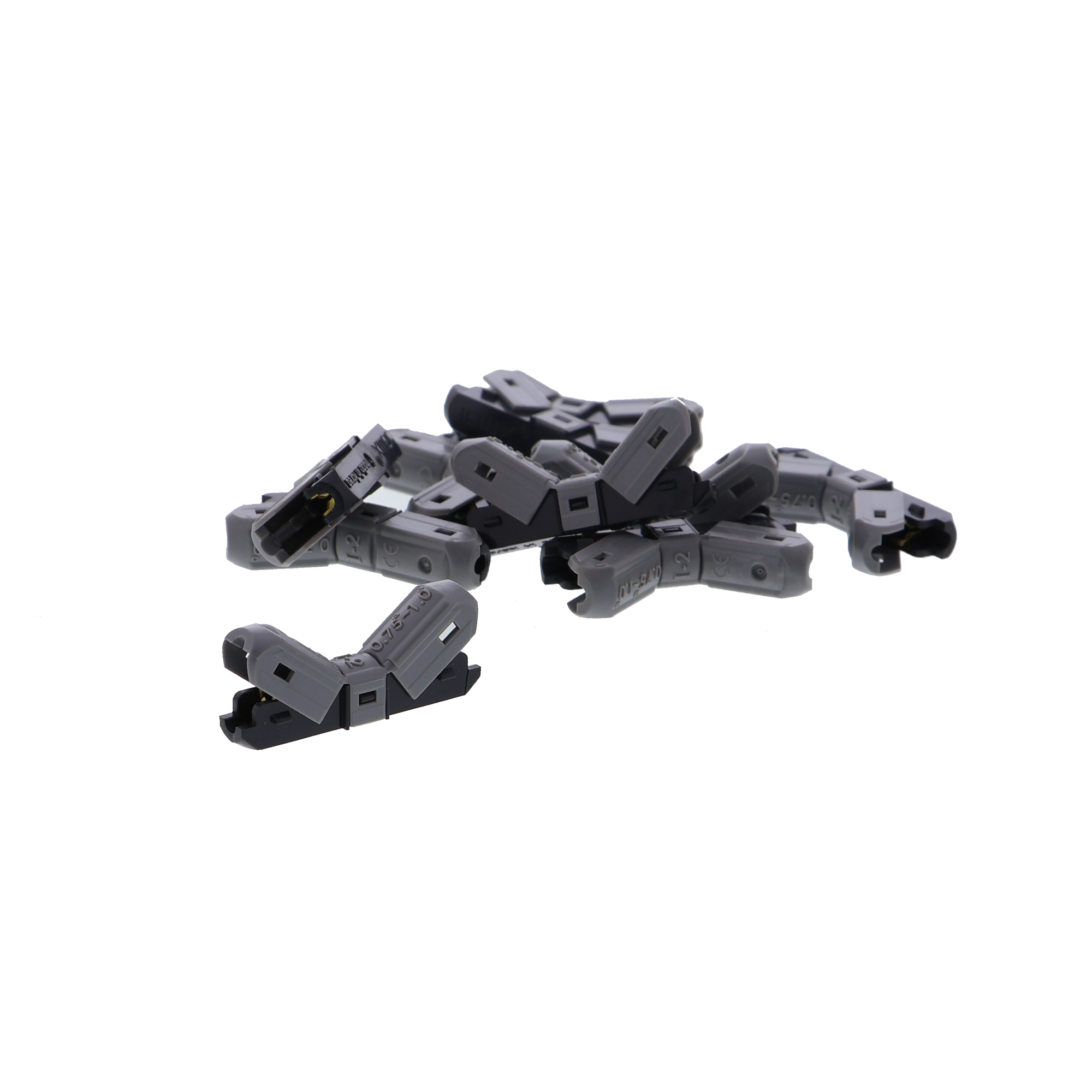 10 pcs. 2-pin insulation displacement connector (IDC) - Mini quick ...