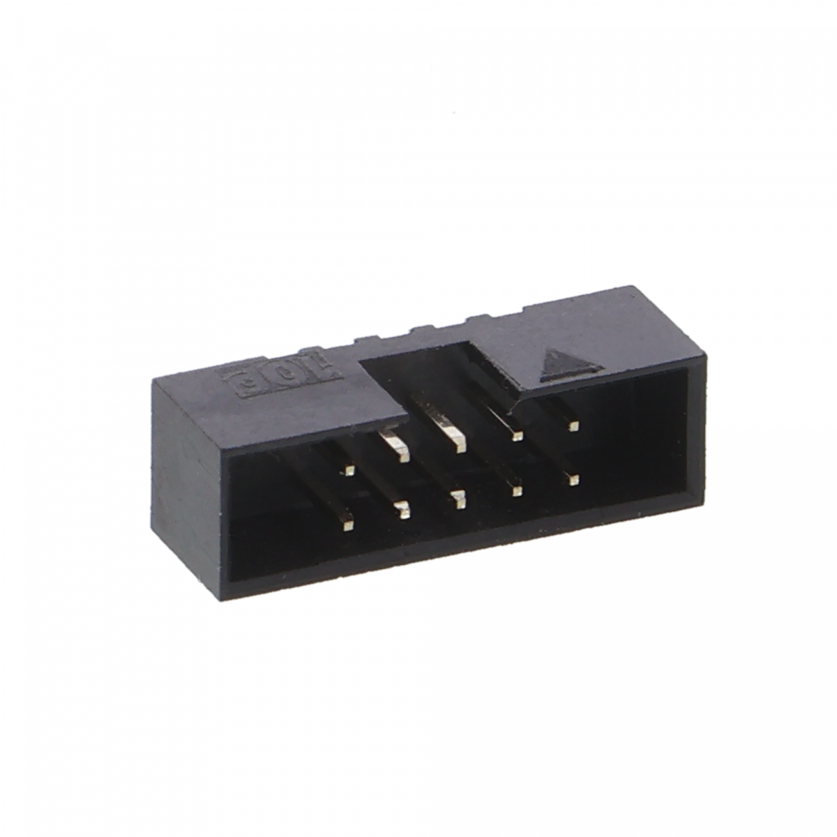 DC3-10P Box header (2.0 mm) - 10-pin ISP/JTAG pin header (shrouded ...