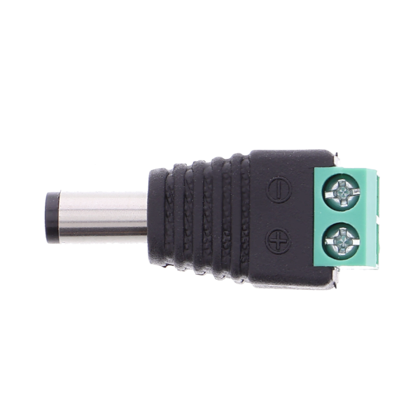 DC plug-in adapter with screw terminal - male buy cheap online ...