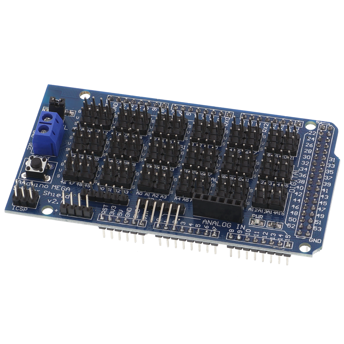 Buy GPIO Shield for MEGA2560 R3 Microcontroller online for less ...