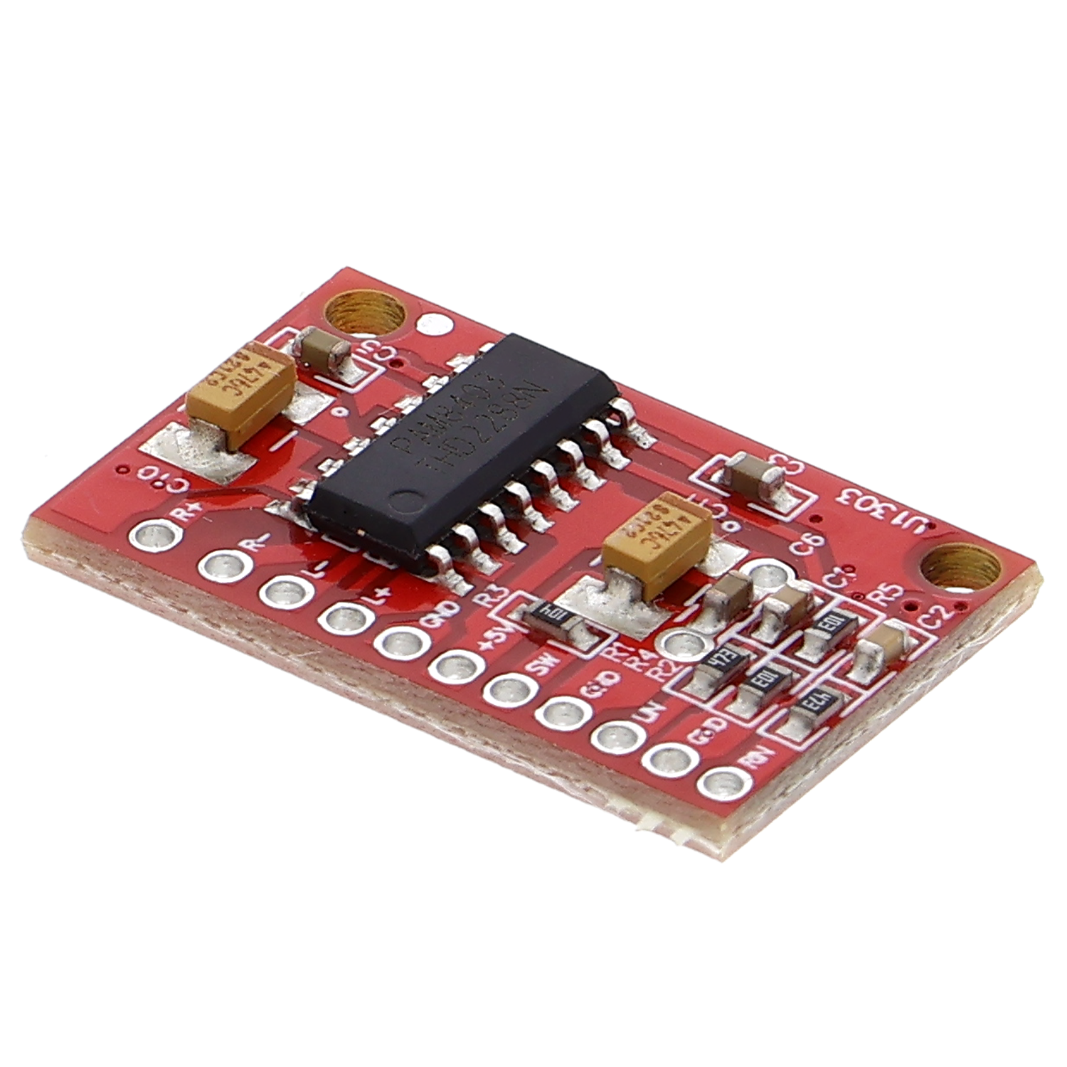 Audio amplifier mini / amplifier PAM8403, 2-channel, 3W, 5V buy cheap ...