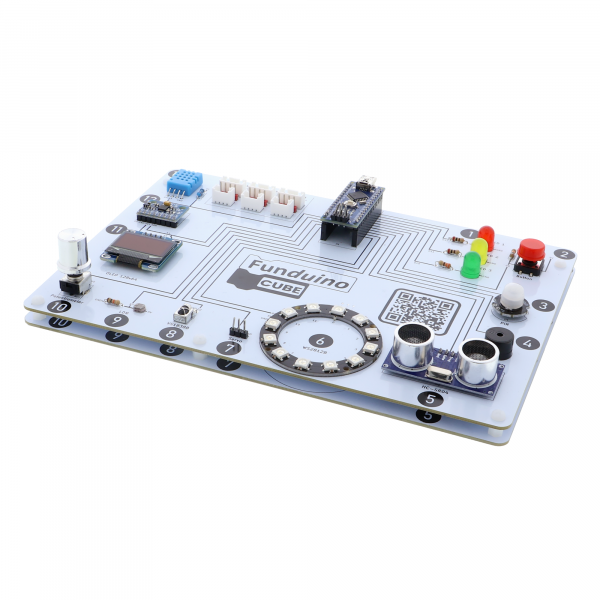 Funduino Cube Arduino Kompatibles Board Für Die Schule Günstig Online Kaufen Funduinoshop
