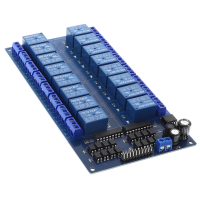 16 Channel Relay Module (12V) buy cheap online | Funduinoshop