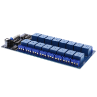 16 Channel Relay Module (12V) buy cheap online | Funduinoshop